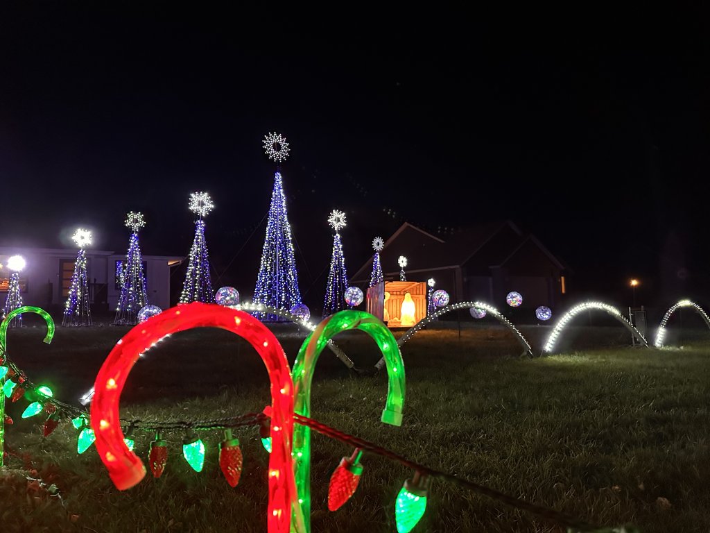 Downing Family Christmas Light Show | Vacation Okoboji